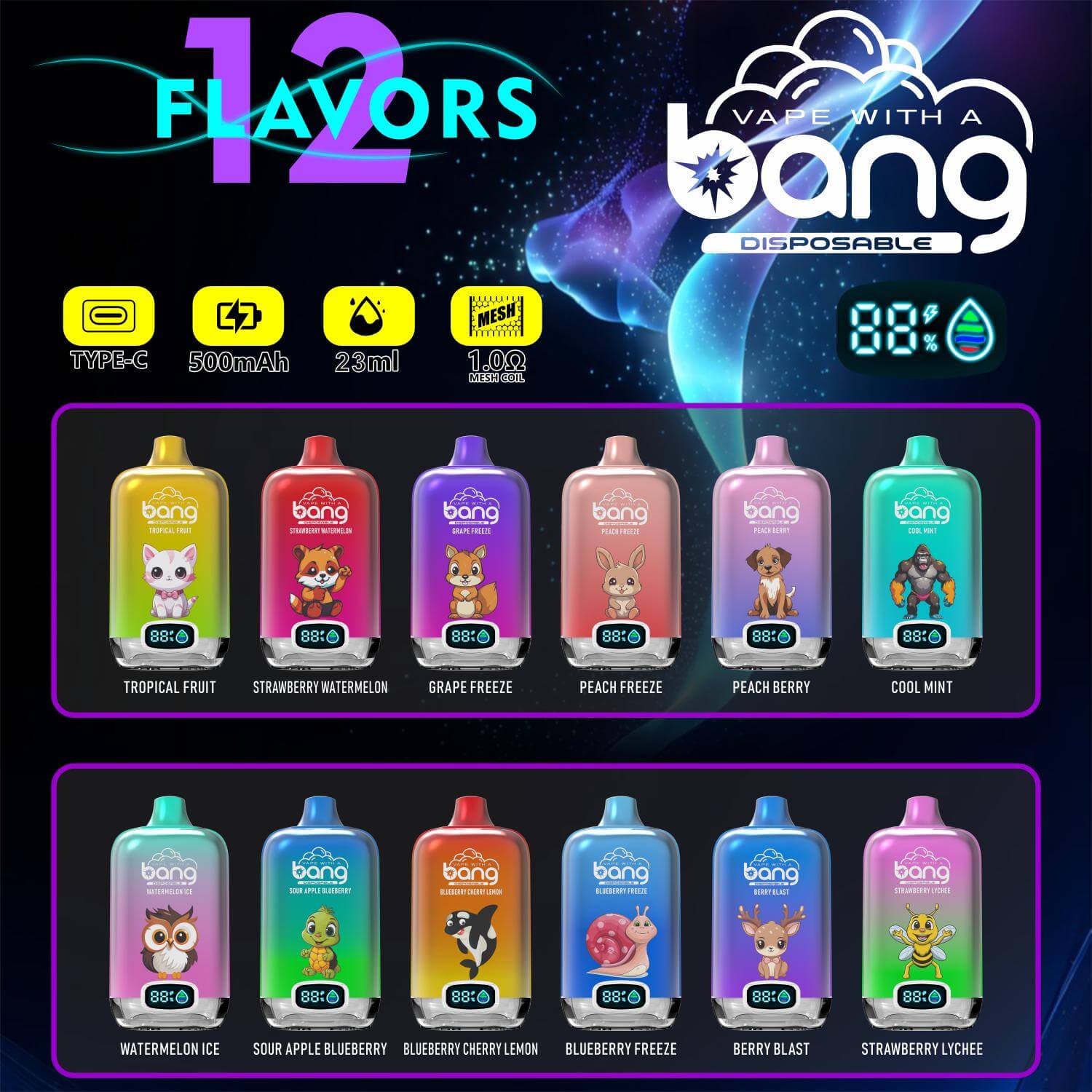 Bang King 15000 puffs Disposable Vape - BangKingVape